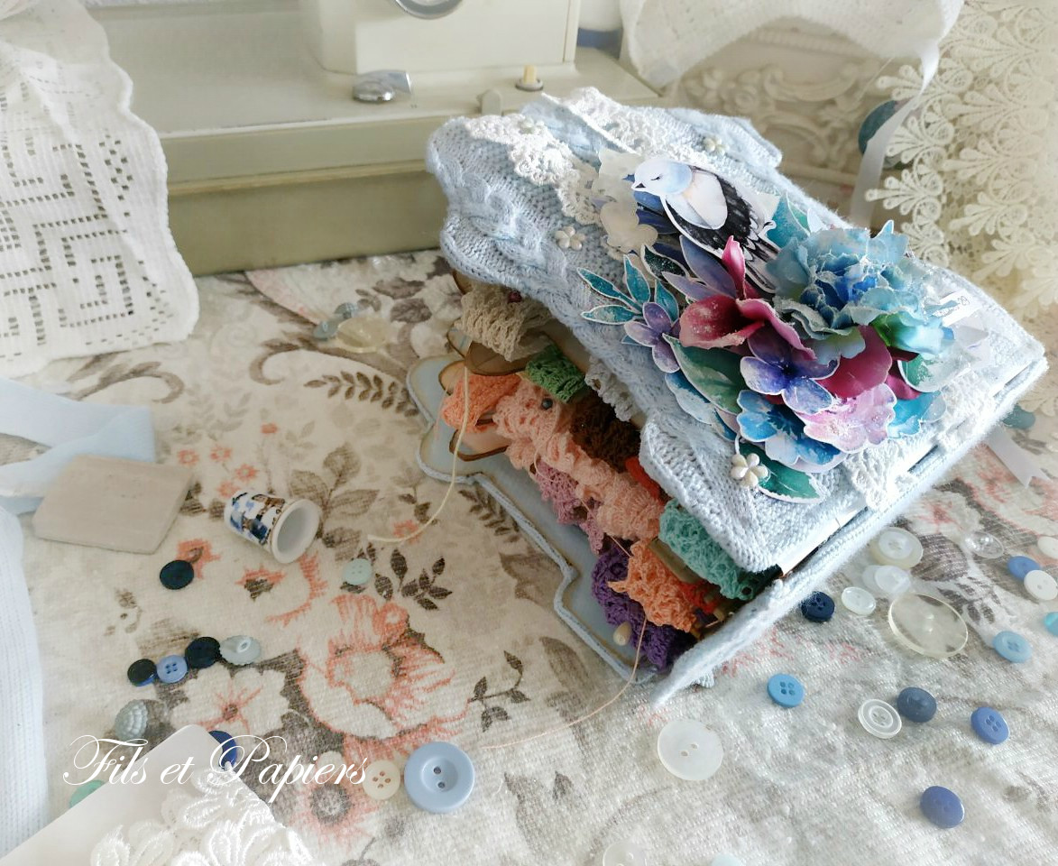 Lace Storage Book (Книга кружев) - Fils et Papiers