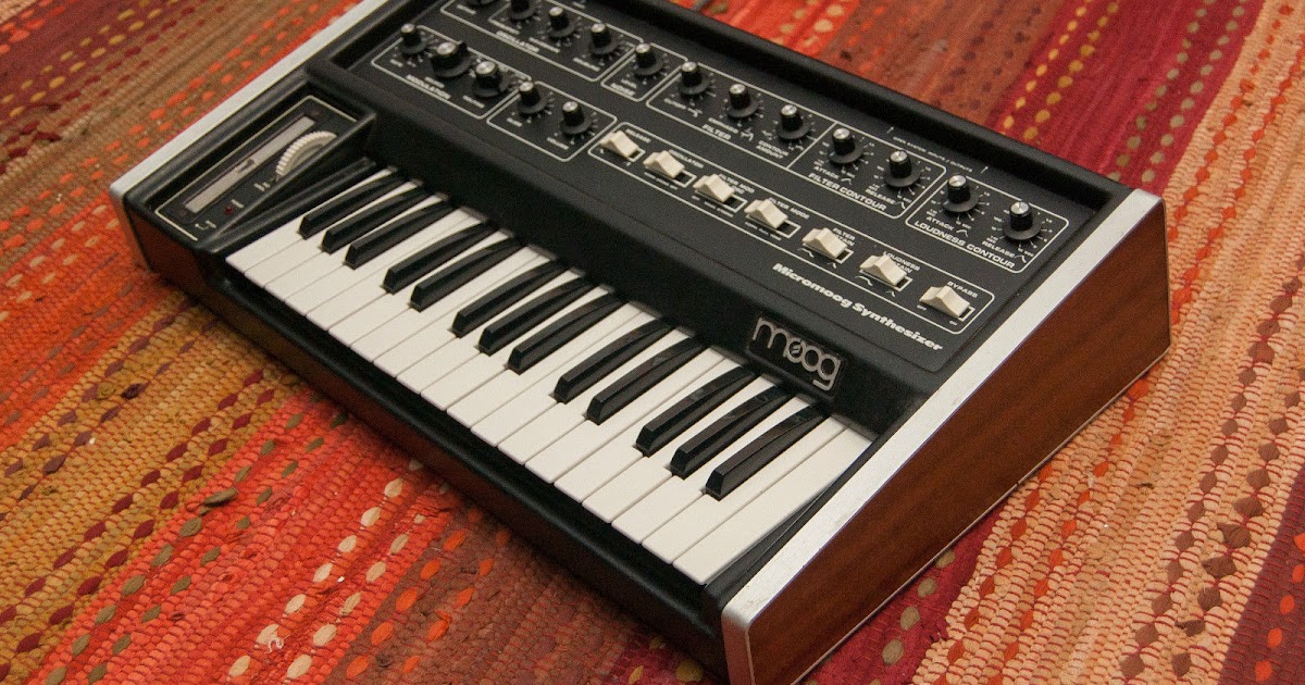 MATRIXSYNTH: Moog Micromoog Analog Synthesizer w/ Custom Sides SN 6925