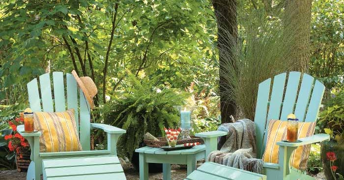 Two Men and a Little Farm: PEACEFUL SITTING AREA, INSPIRATION THURSDAY