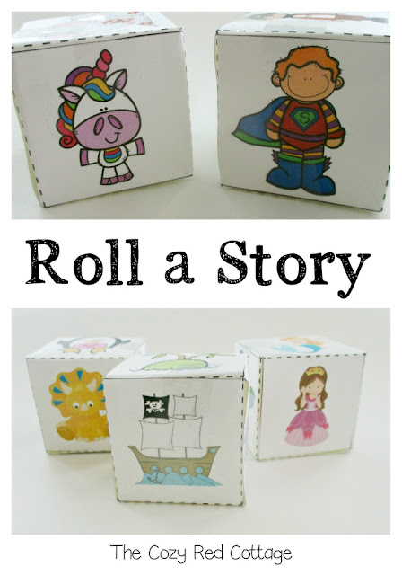 The Cozy Red Cottage: Roll a story...Story Dice.