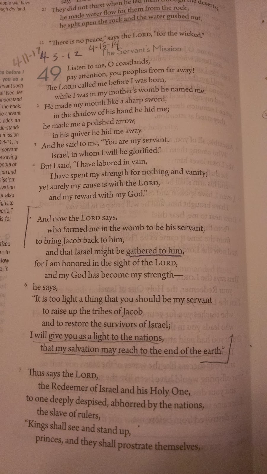 Driven to Drink: Isaiah 49:1-7, and Laboring in Vain