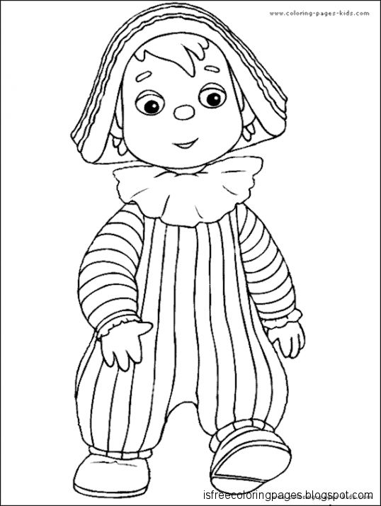 Andy Pandy Coloring Pages