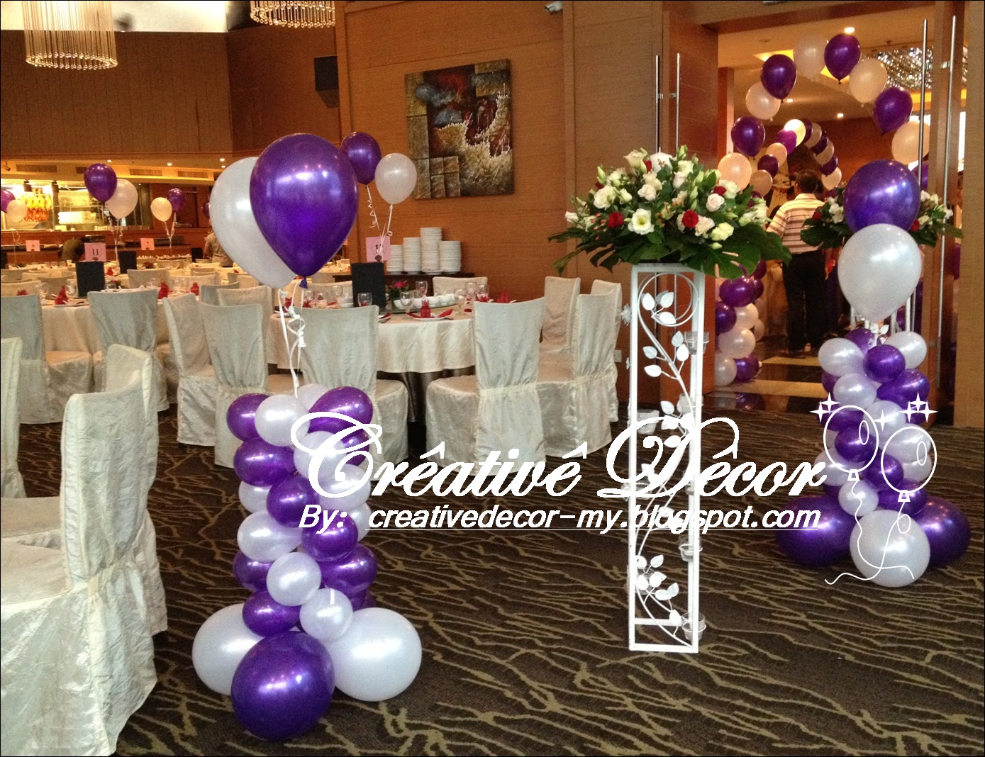 CreativeDécor by Vincent: PRODUCT - WALKWAY / AISLE BALLOON DECORATION