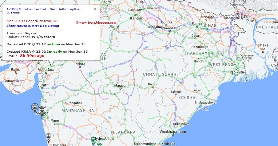 Live Multi - Train Tracker Online With Map | IRCTC Help