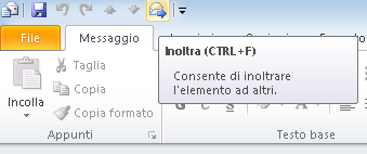 Information Technology: Outlook: Il tasto Invia risulta disabilitato