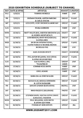 Damien Minton Gallery: Jon Frum Art Foundation's '2020'