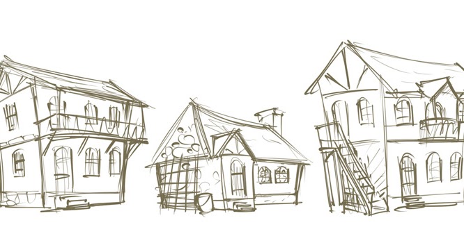 Game elements concept sketches