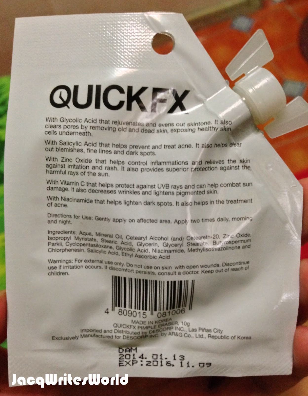 Erase pimples now with Quick FX Pimple Eraser from Watson's!