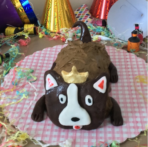 Corgi Cake - Mummy Be Beautiful