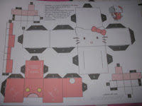 Life in a kawaii paradise: Hello kitty cube craft