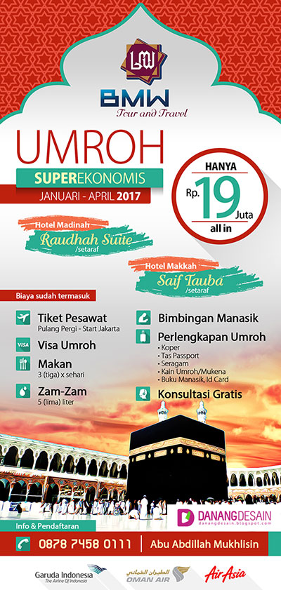 Contoh Desain Banner atau Spanduk Umroh dan Haji Plus - Contoh Desain ...