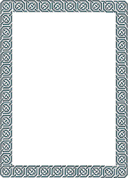 Bingkai / Border Piagam Vector (5) - tadungkung