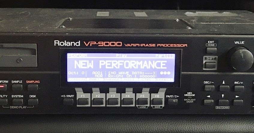 MATRIXSYNTH: Roland VP-9000 VariPhrase Sampler. Elastic Audio Sampling ...