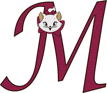 Abecedario con Gatita Marie. Marie Aristocats Alphabet. - Oh my Alfabetos!