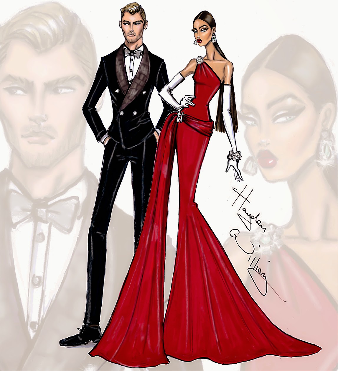 Hayden Williams Fashion Illustrations: 'Best Dressed' by Hayden Williams