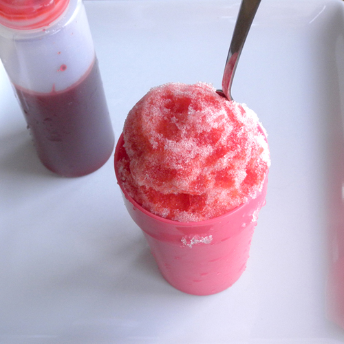 Food Pusher: Kool-Aid Snow Cones (with Real Snow)