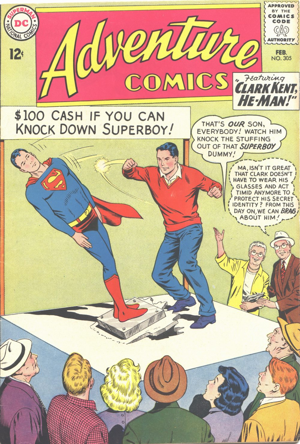 Days of Adventure: Adventure Comics # 305, February, 1963