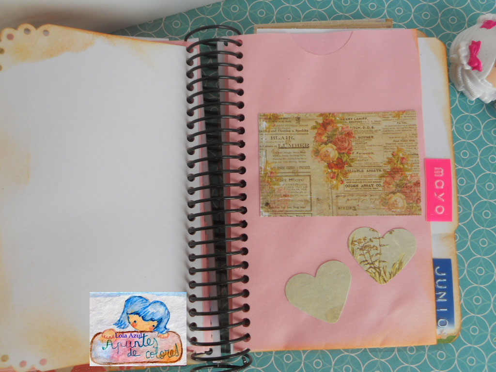 Apuntes de colores: Cuaderno de fechas