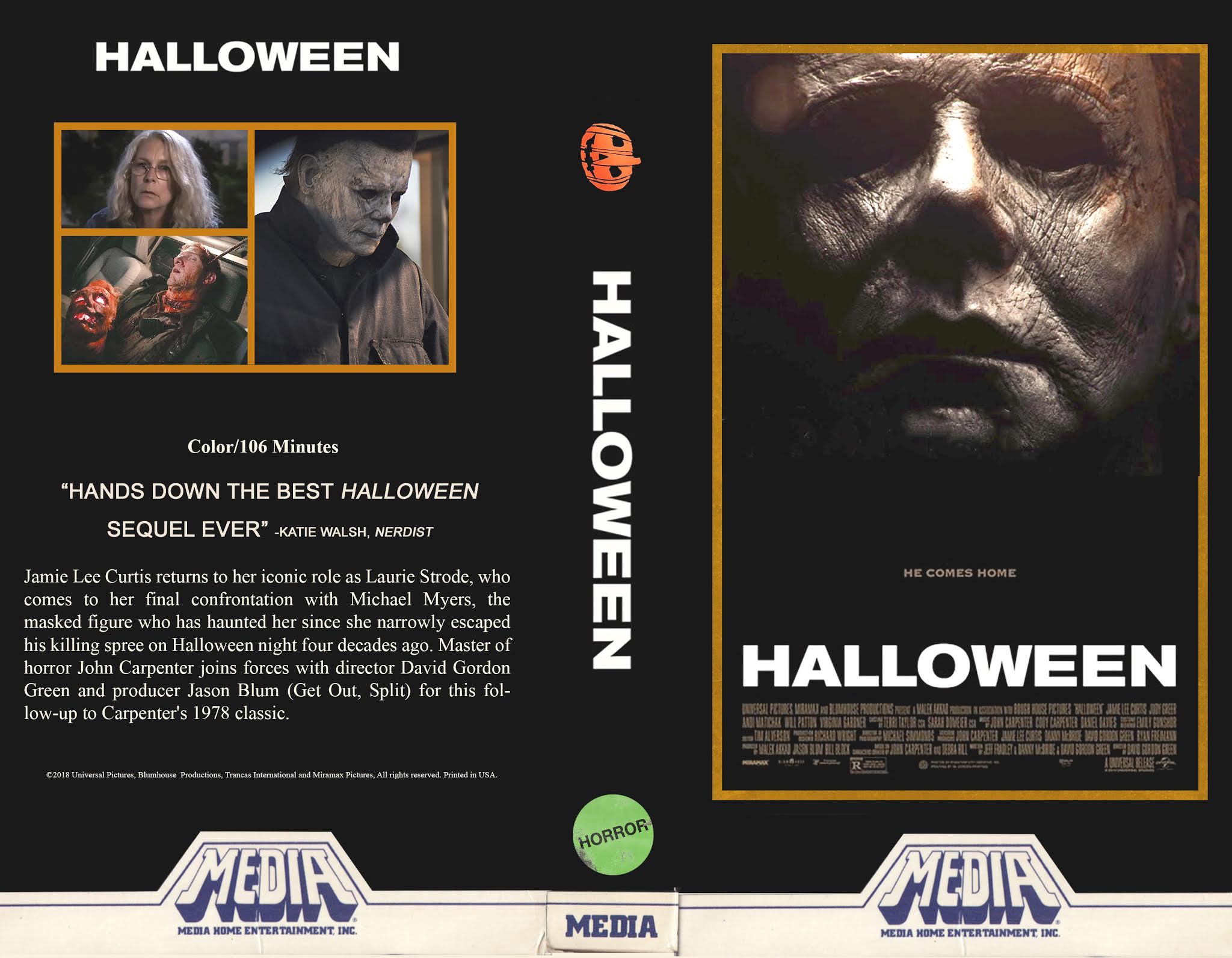 The Horrors of Halloween: HALLOWEEN (2018) Ads, VHS, DVD, Blu-ray and ...