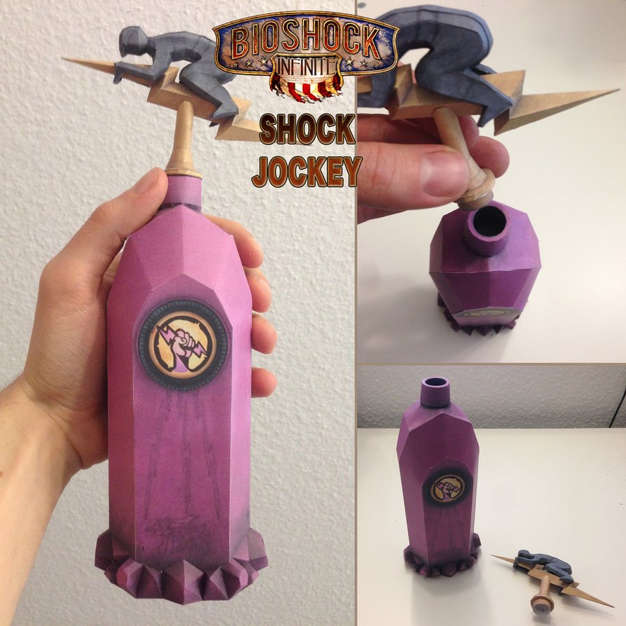 Bioshock Infinite - Shock Jockey Vigor Papercraft | Papercraft Paradise ...