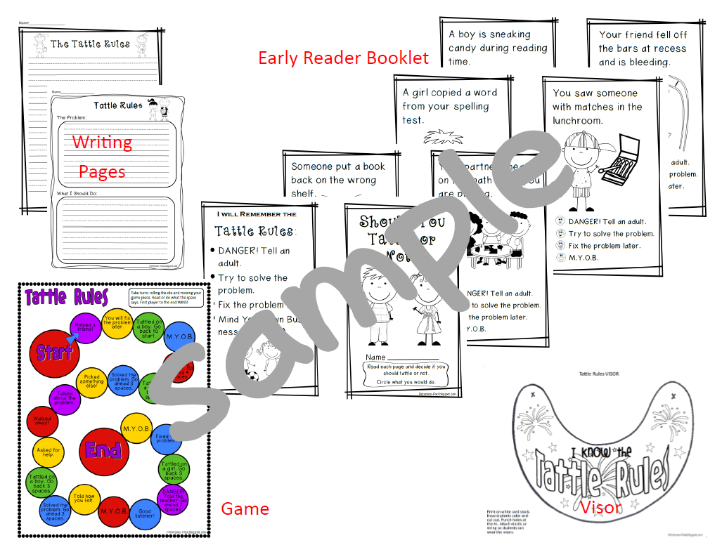 Peterson's Pad: The Battle of TATTLING Give Away!