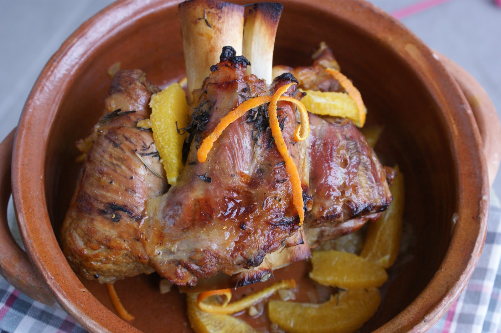 Afternoon Tea: Jarret de veau confit à l'orange