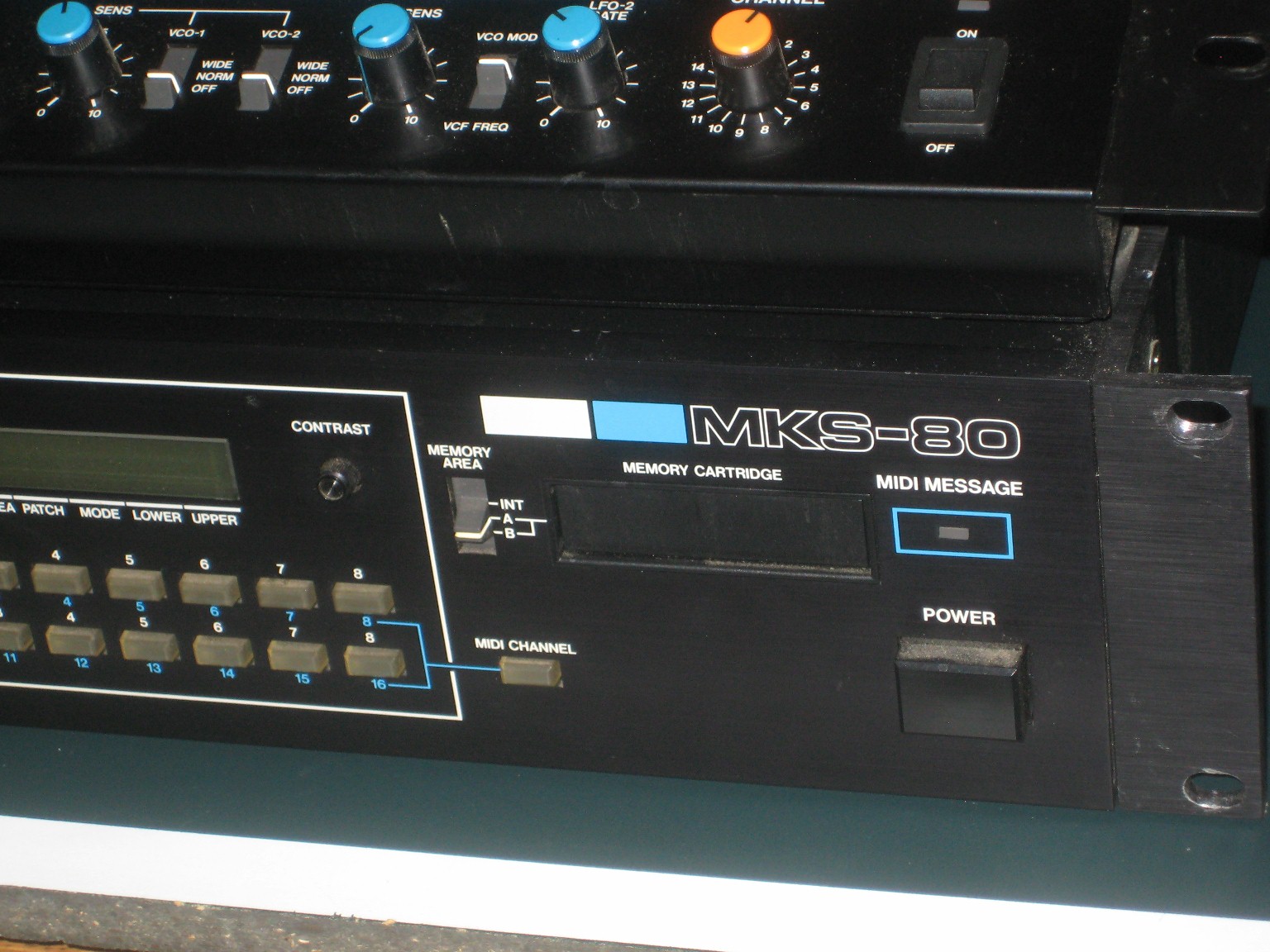 MATRIXSYNTH: Roland MKS-80 Super Jupiter SN 532441 with MPG-80 Programmer