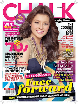 Celebrity Update: Chalk Magazine March 2011 Issue!
