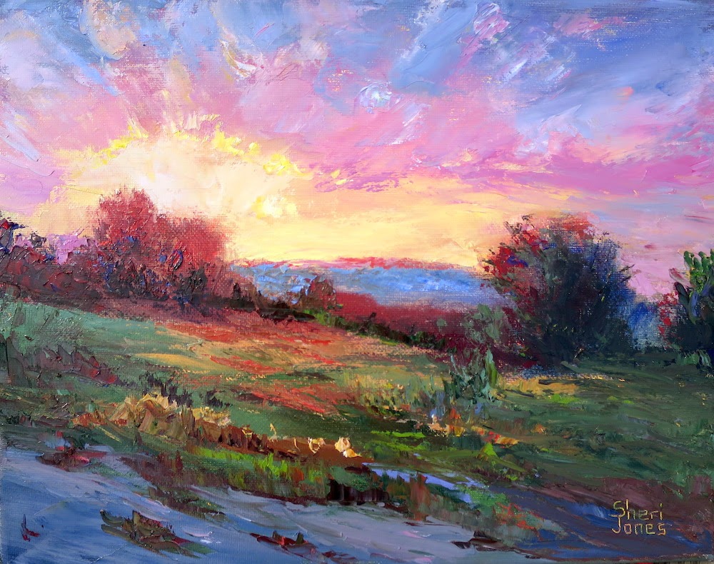 Landscape Artists International: First Light Glow, Contemporary ...