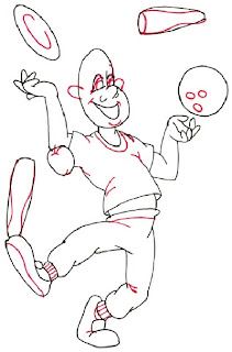 Cartoon Pictures: How to Draw a Cartoon Juggler
