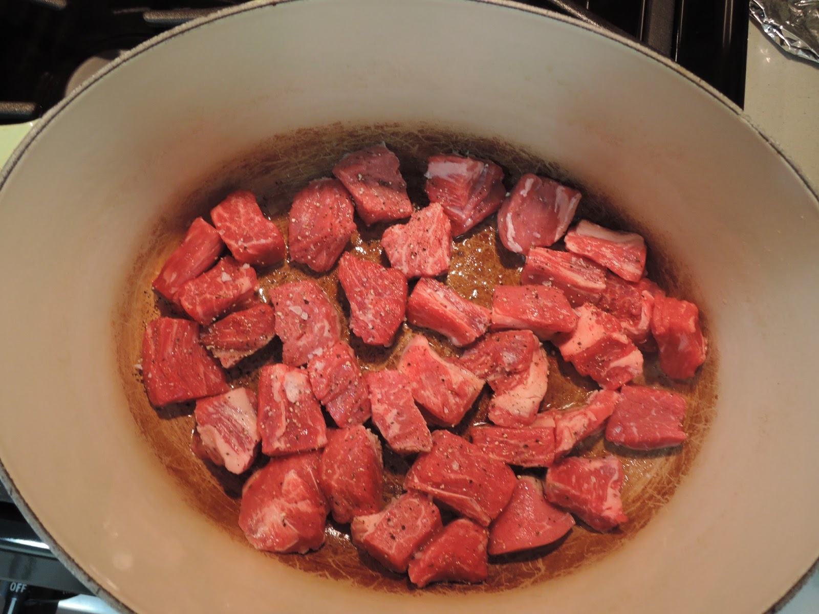 The Briny Lemon: Bourbon-Beef Stroganoff with Egg Noodles