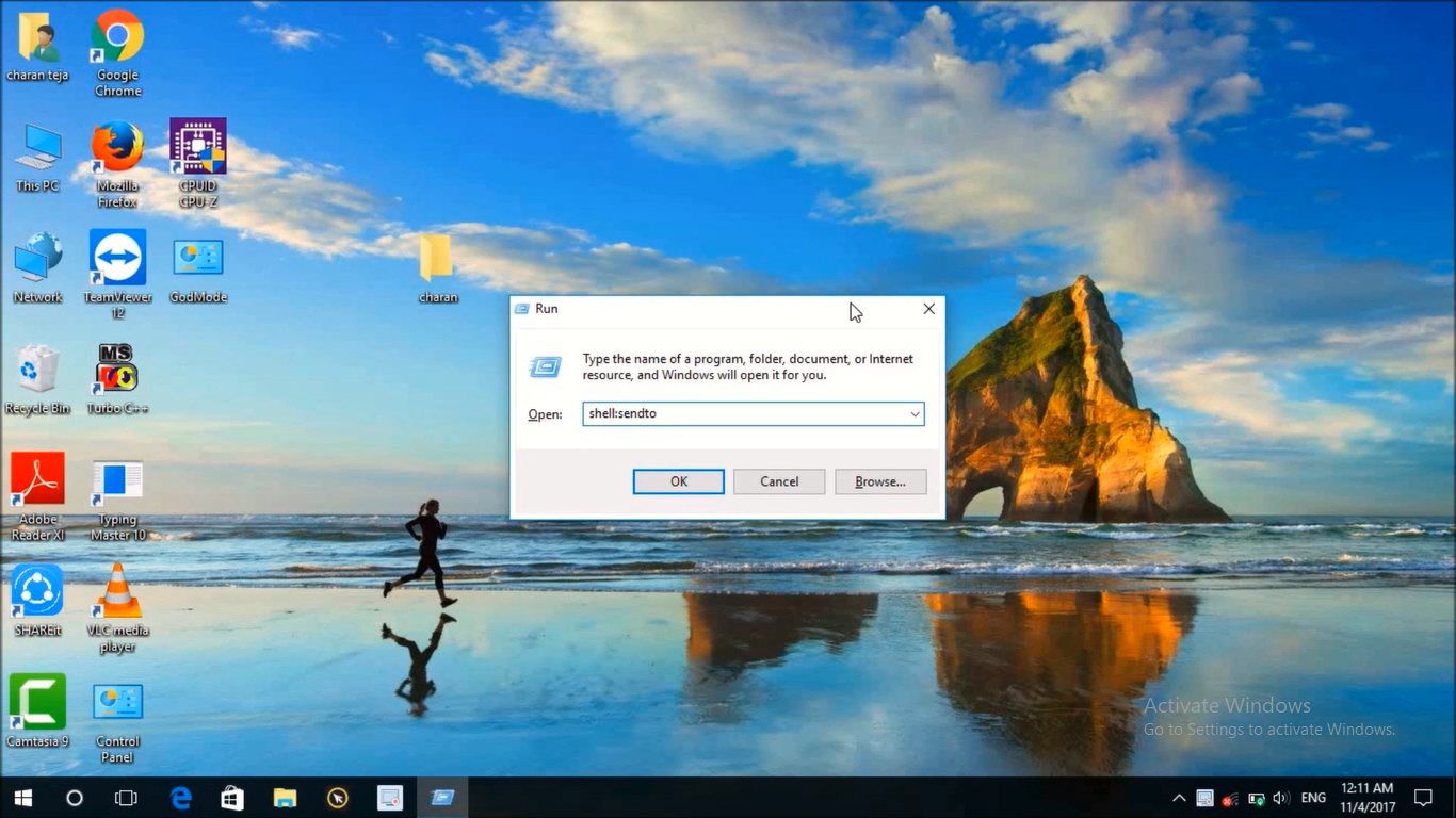 Open Run wind r Your Computer And Type Shell sendto After Choose The open-run-wind-r-your-computer-and-type-shell-sendto-after-choose-the