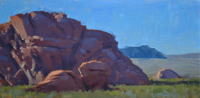 Carol Marine's Painting a Day: A Rock Journey