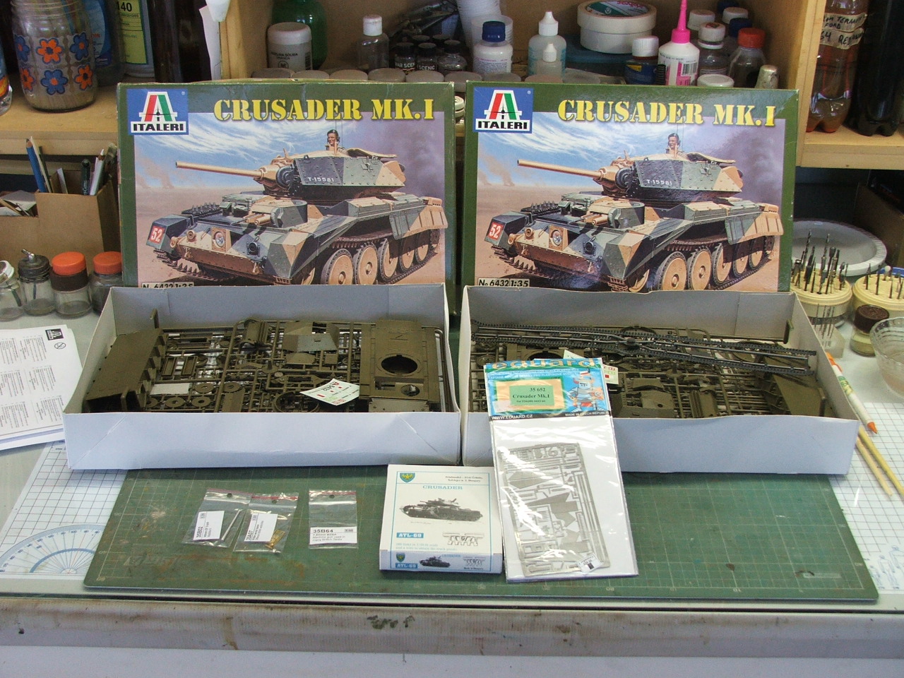 Panzerserra Bunker- Military Scale Models in 1/35 scale: Crusader A15 ...