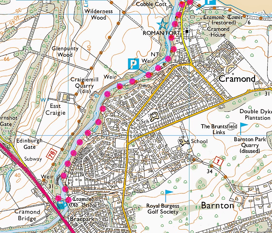 Around Scotland: CRAMOND & RIVER ALMOND WALKWAY