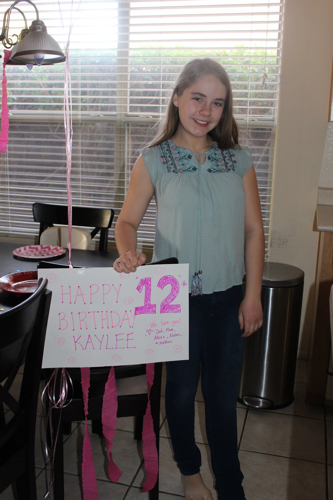The Gregor Family: Happy 12th Birthday Kaylee!!