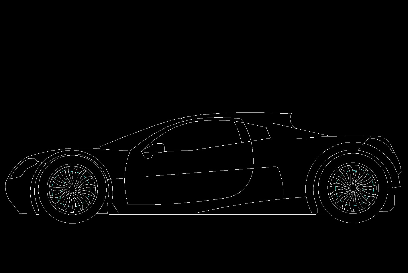 Más Coches en AutoCAD - K Λ X I I I