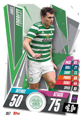 Trading Card Hub.UK: Topps Match Attax 2020-2021 Celtic FC Set
