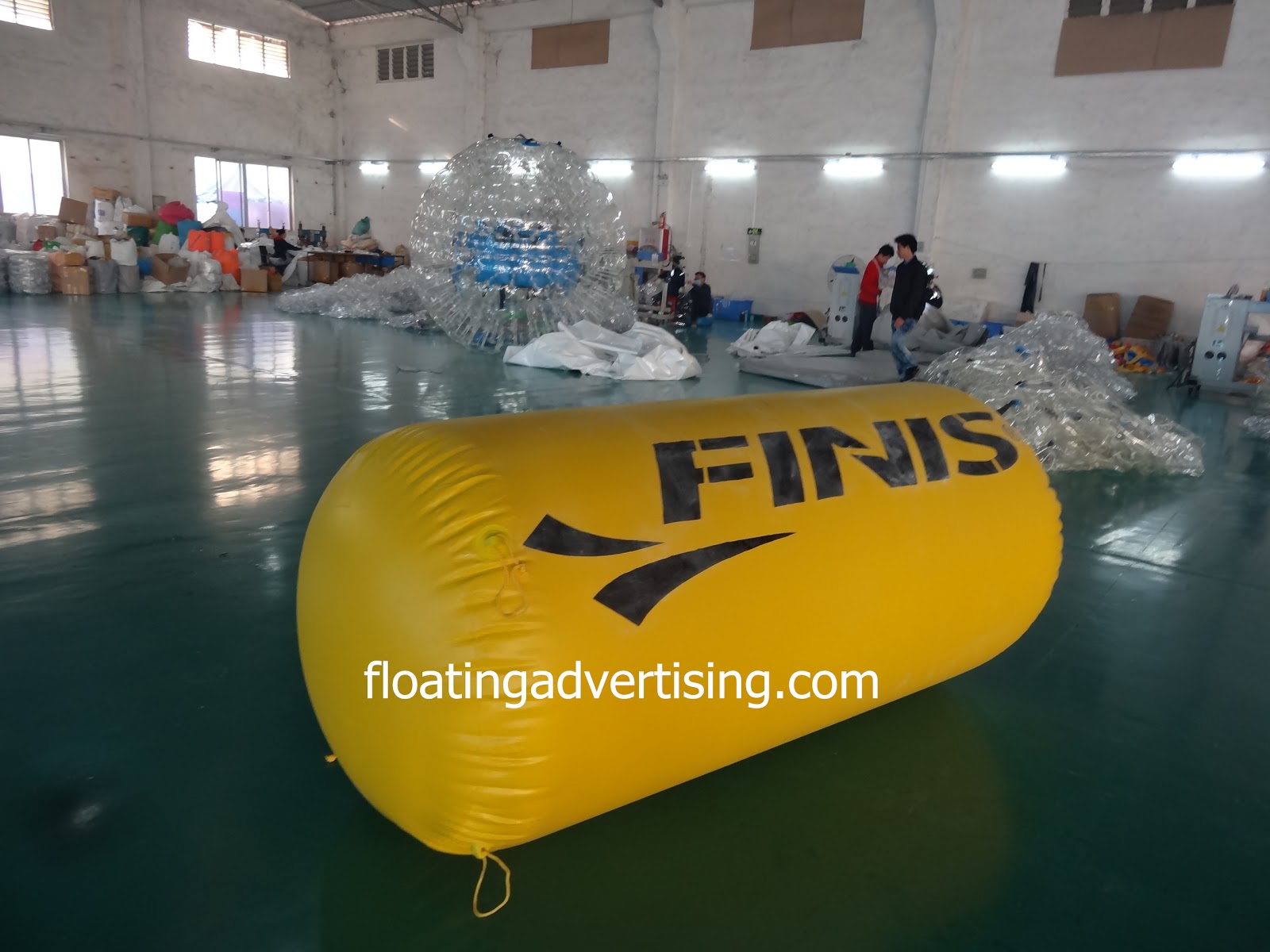 Floating Advertising: Inflatable Floating Barrier Buoy Advertising