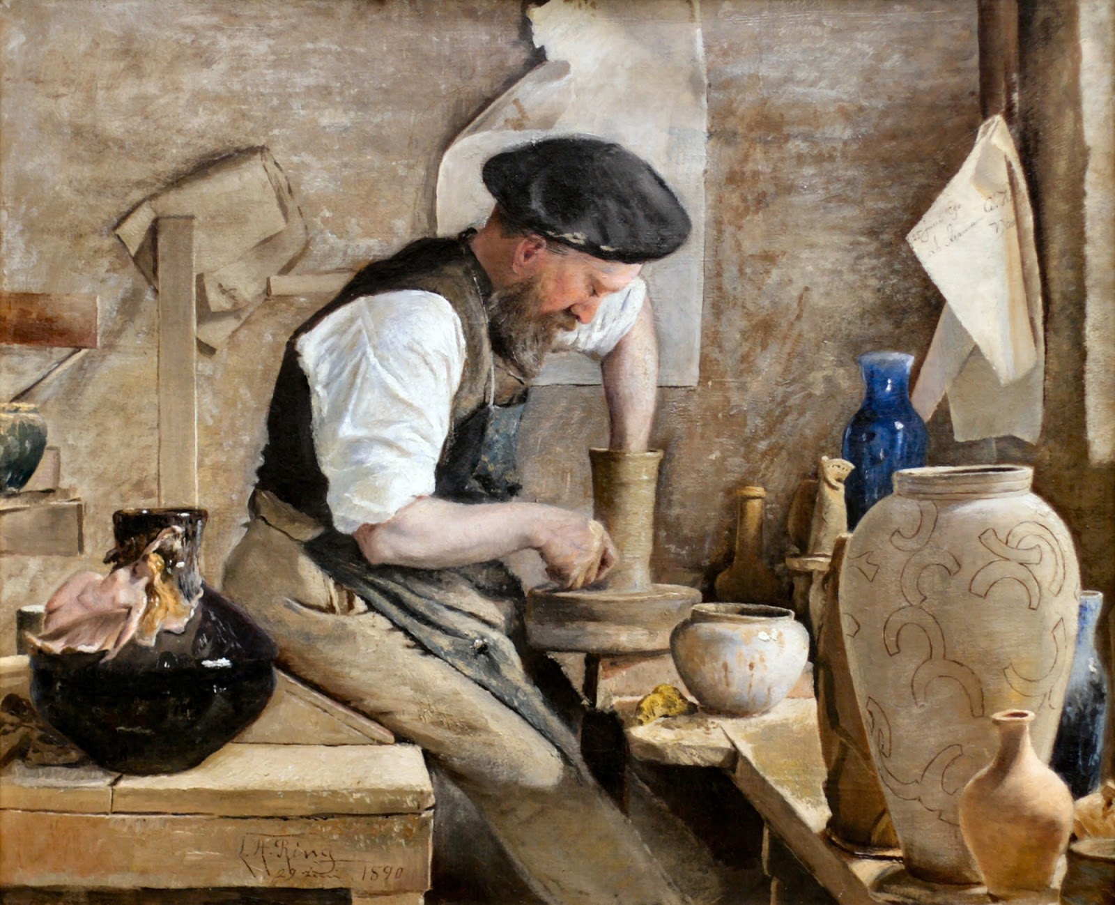 Laurits Andersen Ring | Symbolist / Genre painter | Tutt'Art@ | Pittura ...