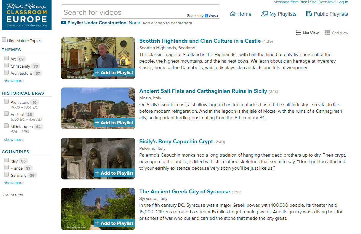 Mommy Maestra: Rick Steves Classroom Europe