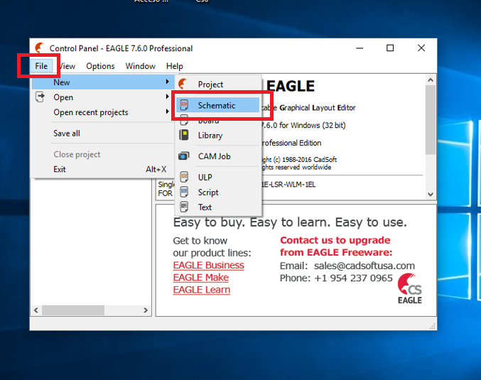 Como diseñar circuitos impresos con Eagle 7.0.