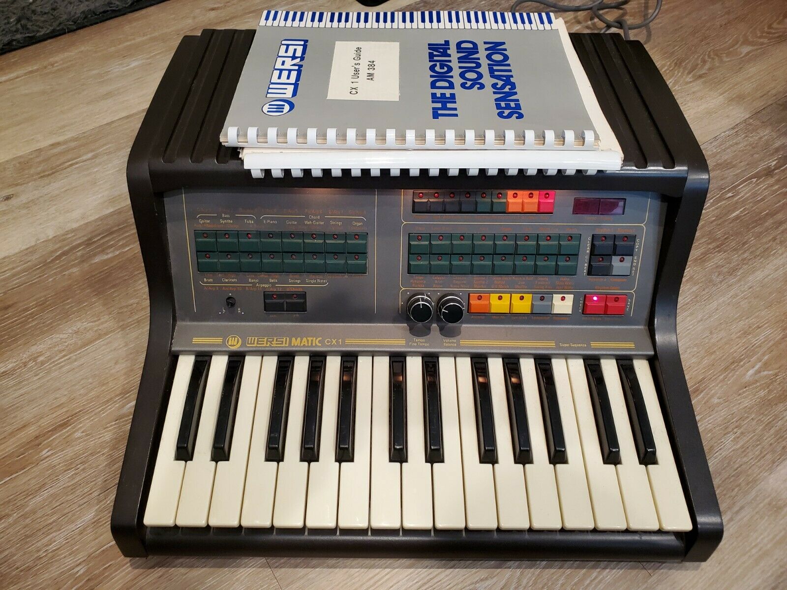 MATRIXSYNTH: 1982 Vintage WERSI wersimatic CX1 analog drum machine ...