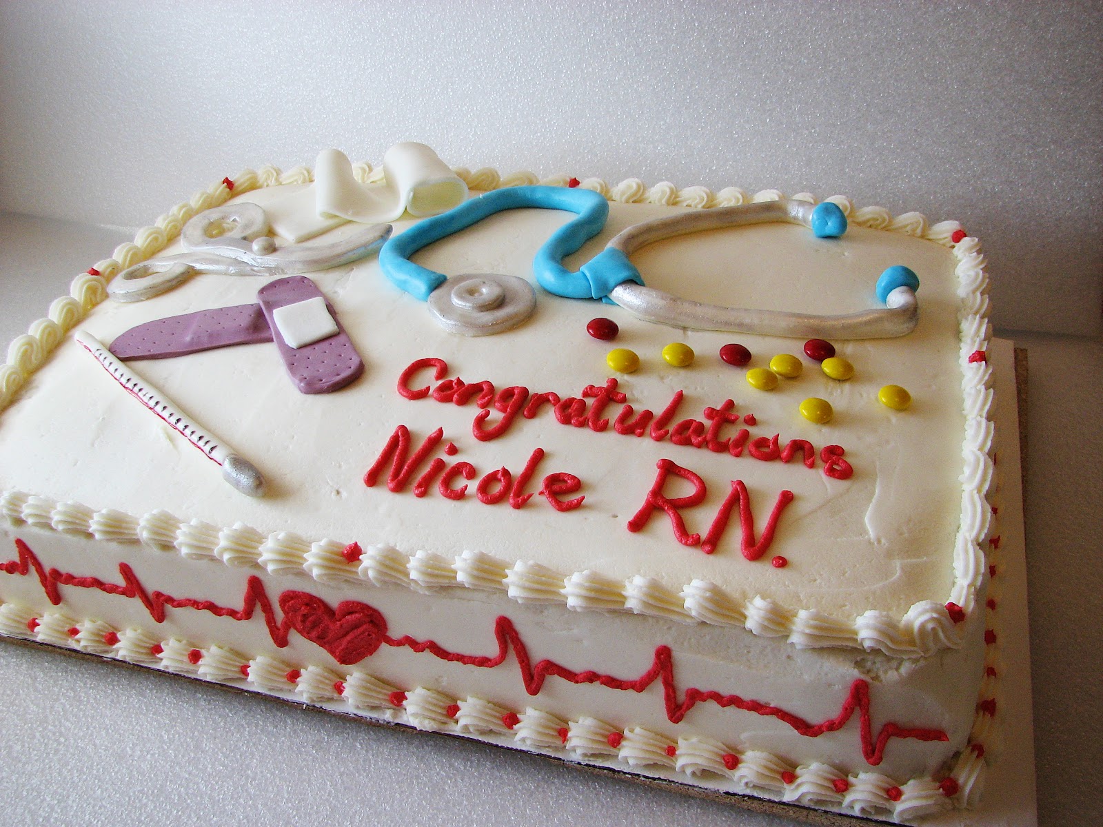 Going's on at the Glenn's: RN Party Cake FINISHED and FANTASTIC