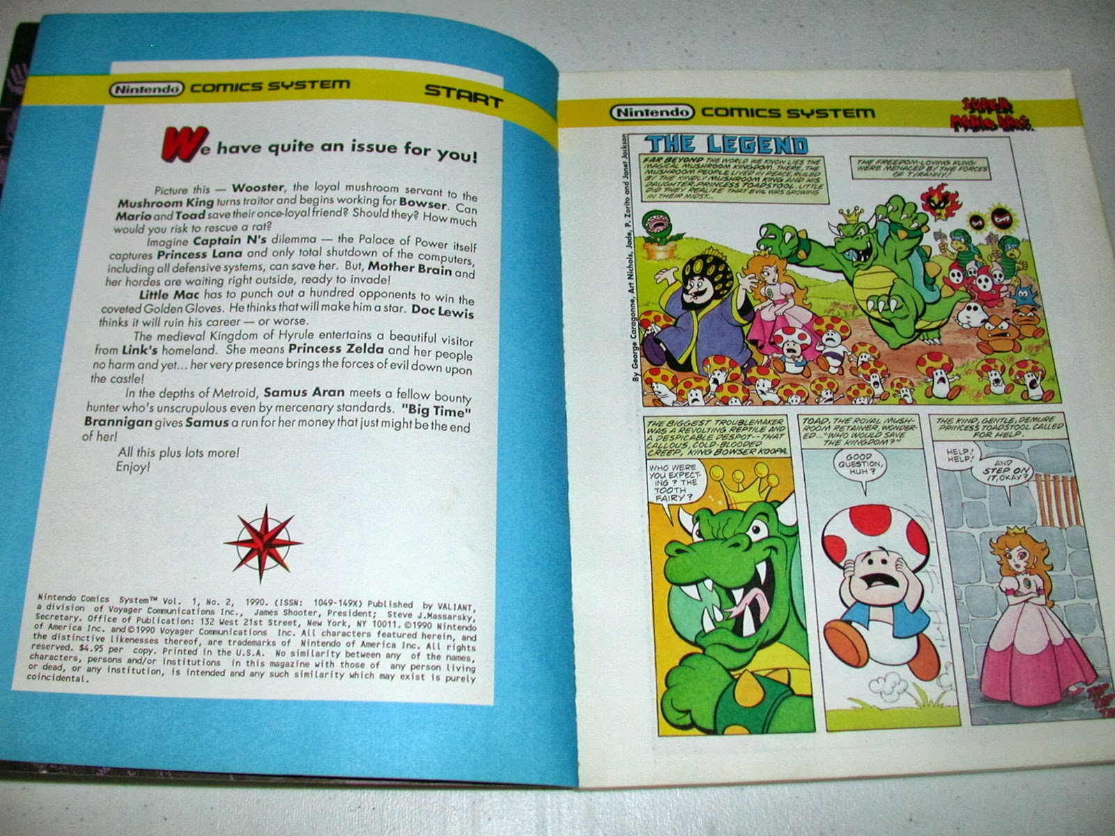 Edição número 2 da revista Nintendo Comics System está sendo leiloada ...