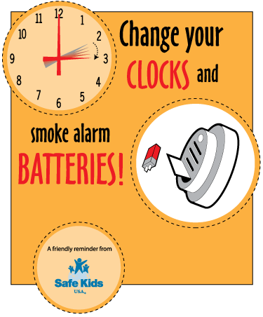 Current Public Health Notices: Change your Clocks and smoke alarm batteries