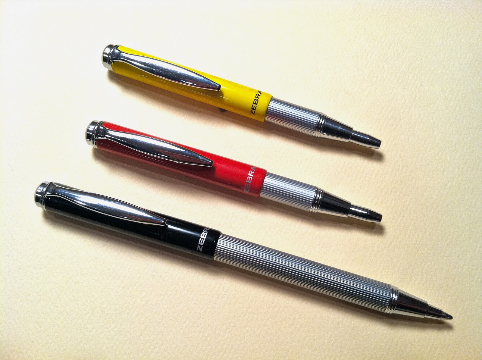 WENT SKETCHING: Zebra pocket pens
