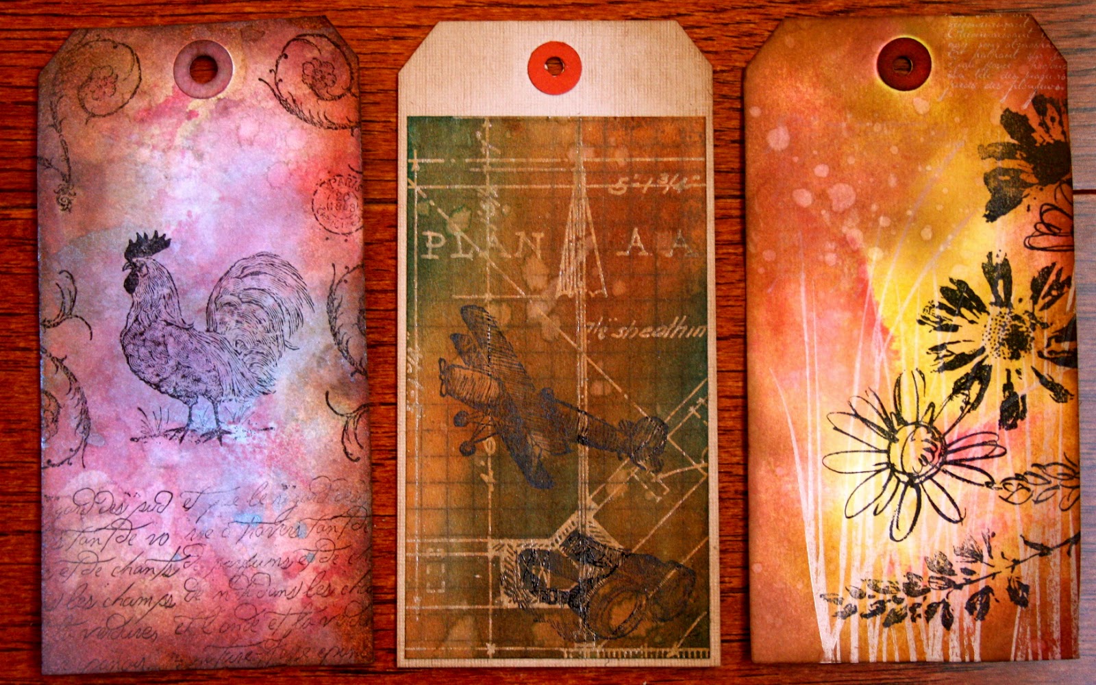 Hokiecoyote Blog: Stamping with Craft Ink