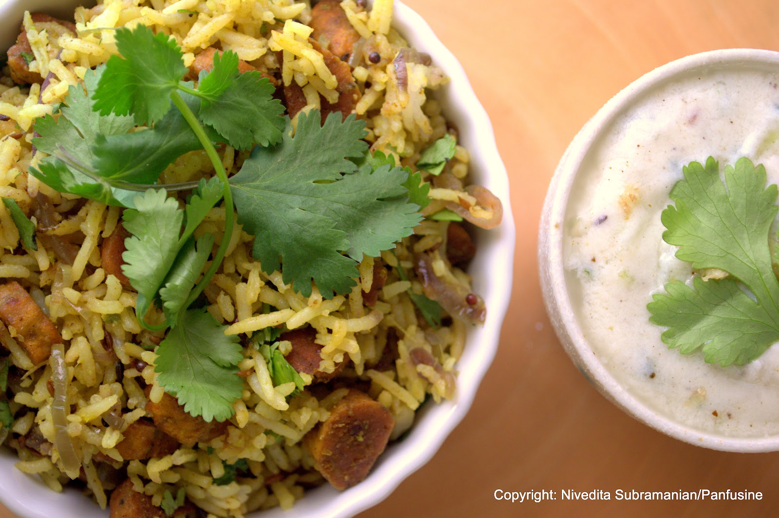 Gatte ke pulao - Sahara Desert version