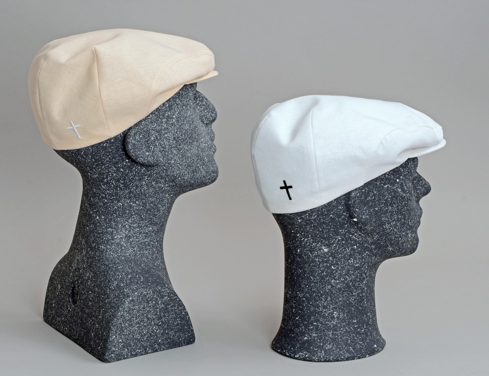 The Philippi Collection: Summer Cap with Embroidered Cross